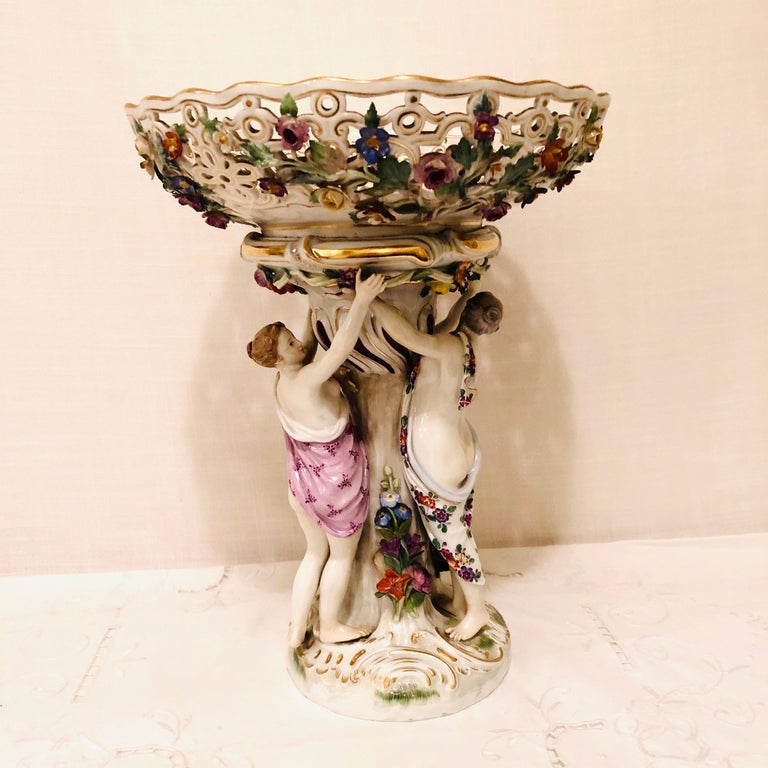 Meissen Centerpiece Depicting the Three Charities or Graces Dancing in ...