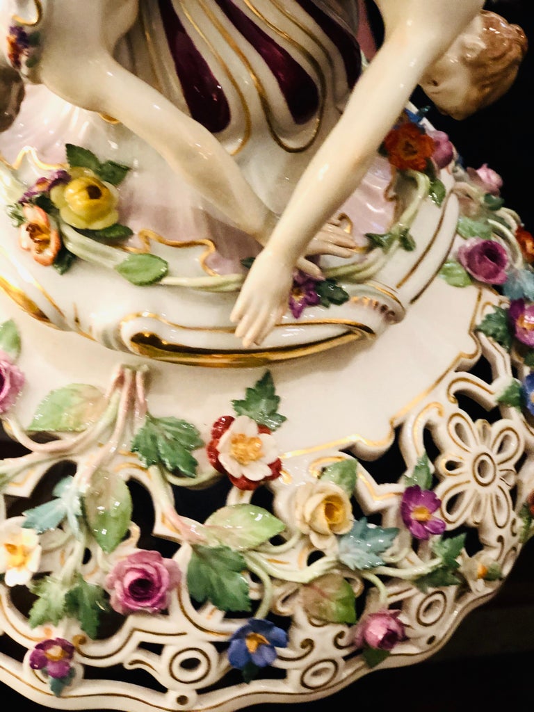 Meissen Centerpiece Depicting the Three Charities or Graces Dancing in ...