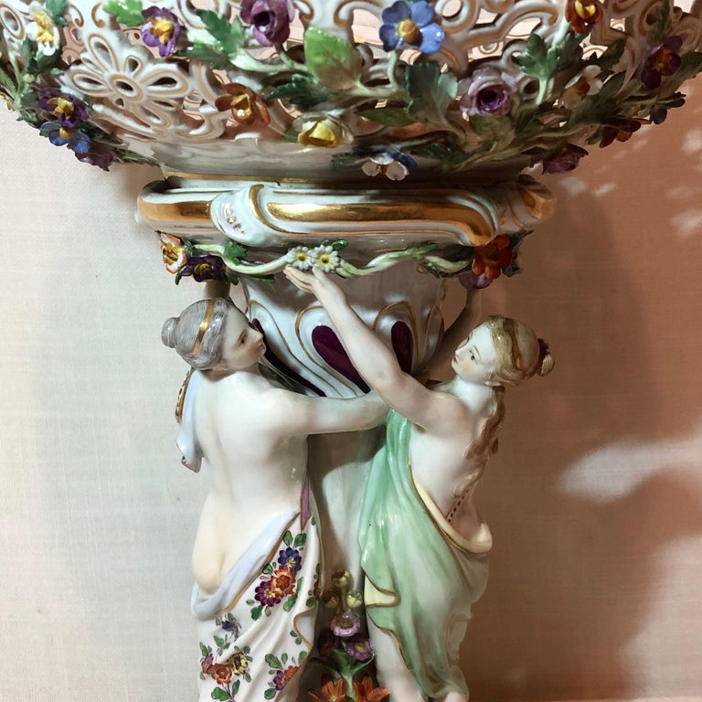 Meissen Centerpiece Depicting the Three Charities or Graces Dancing in ...