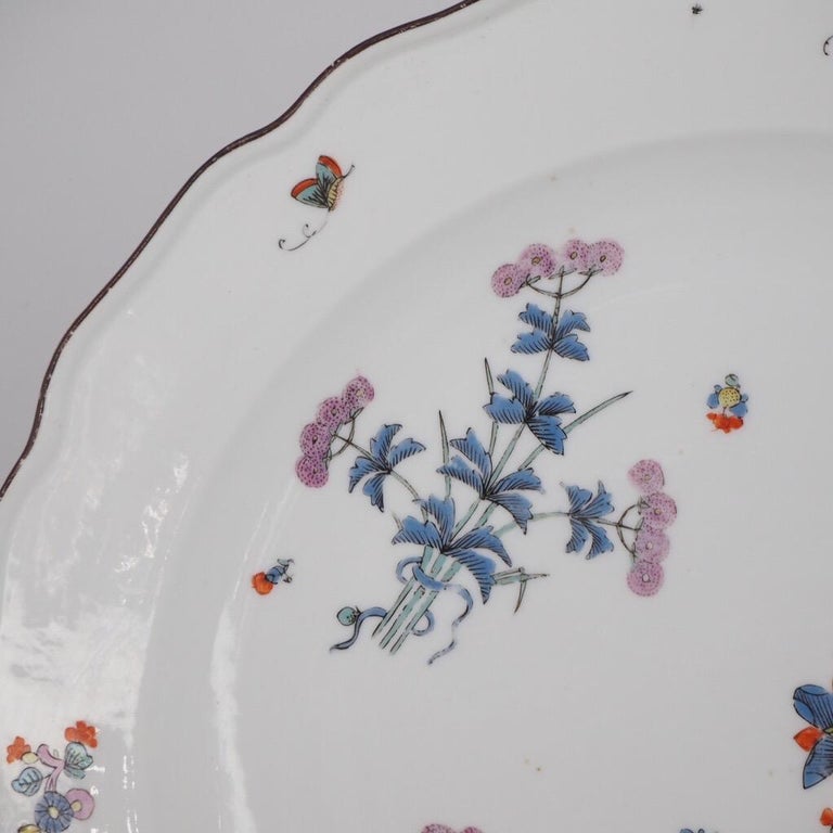 Meissen Charger with Kakiemon Butterfly Pattern, c.1740 For Sale at 1stDibs