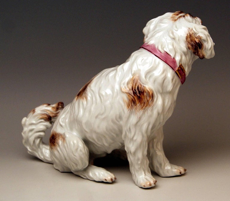 Meissen Dog Figurine Spaniel, Johann Joachim Kaendler Pfeiffer Period ...