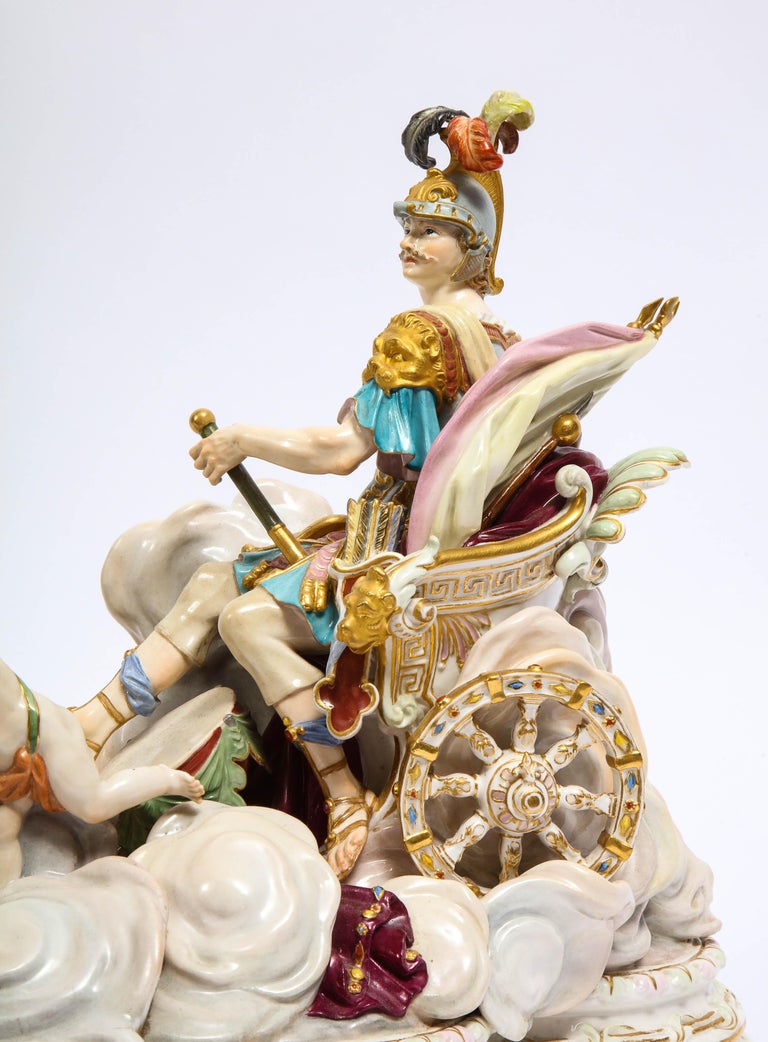 Meissen Grouping of Mars''s War Chariot with War Putti for Catherine ...