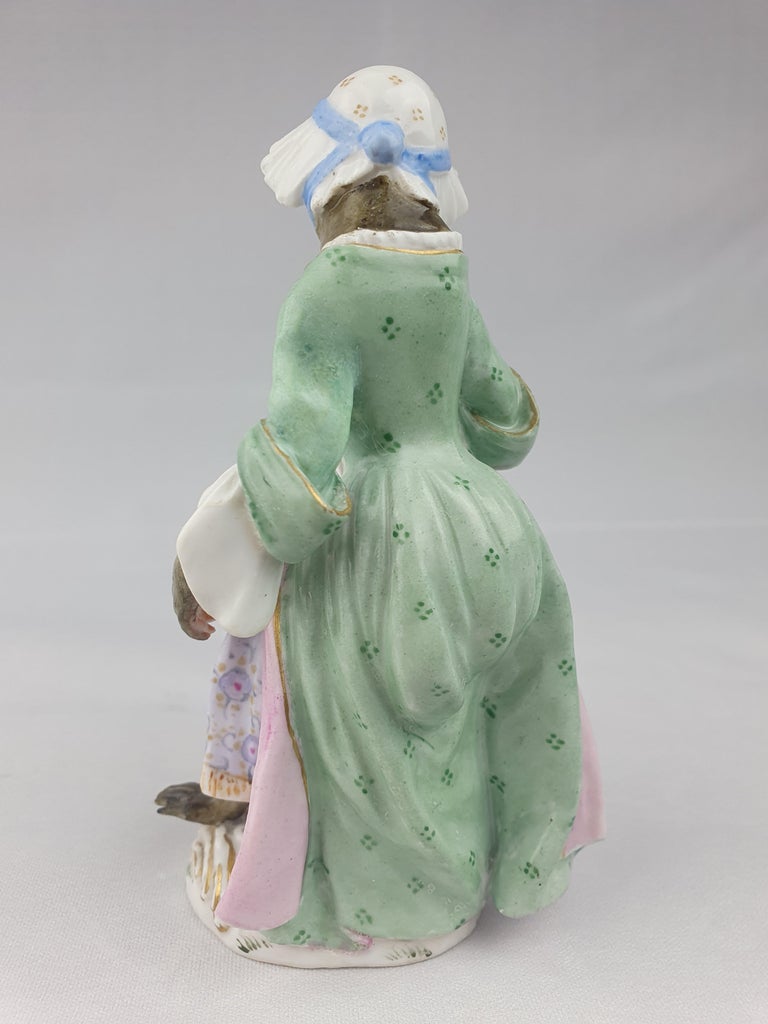 Meissen Monkey Band Singer For Sale at 1stDibs