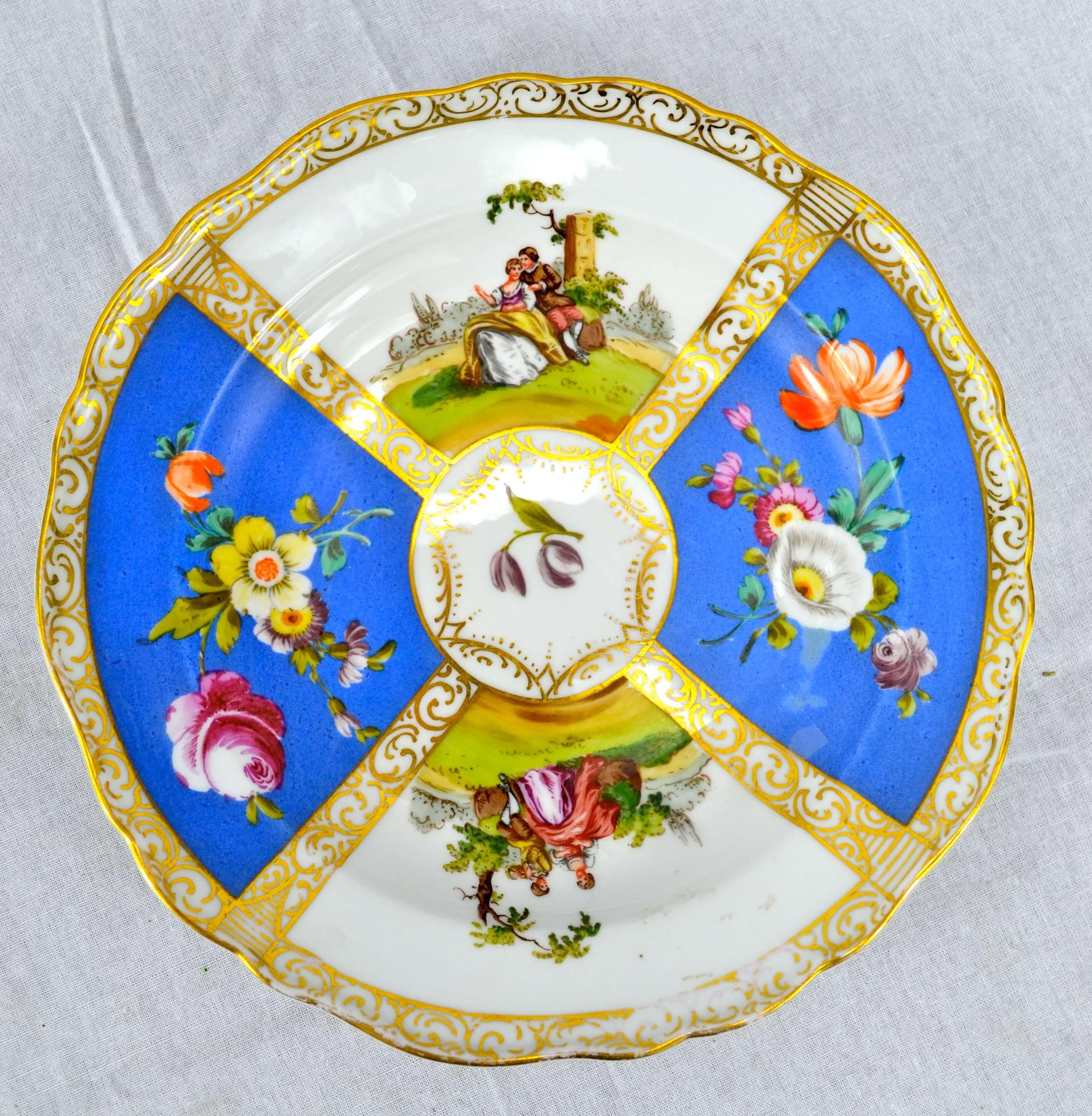 Meissen Plates, Set of Six For Sale at 1stDibs