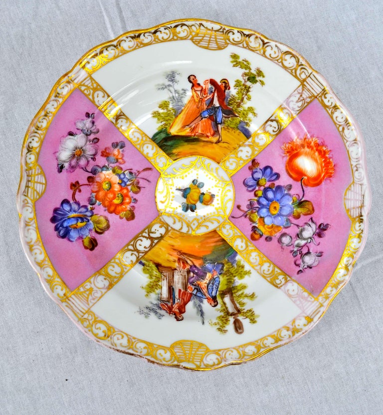 Meissen Plates, Set of Six For Sale at 1stDibs