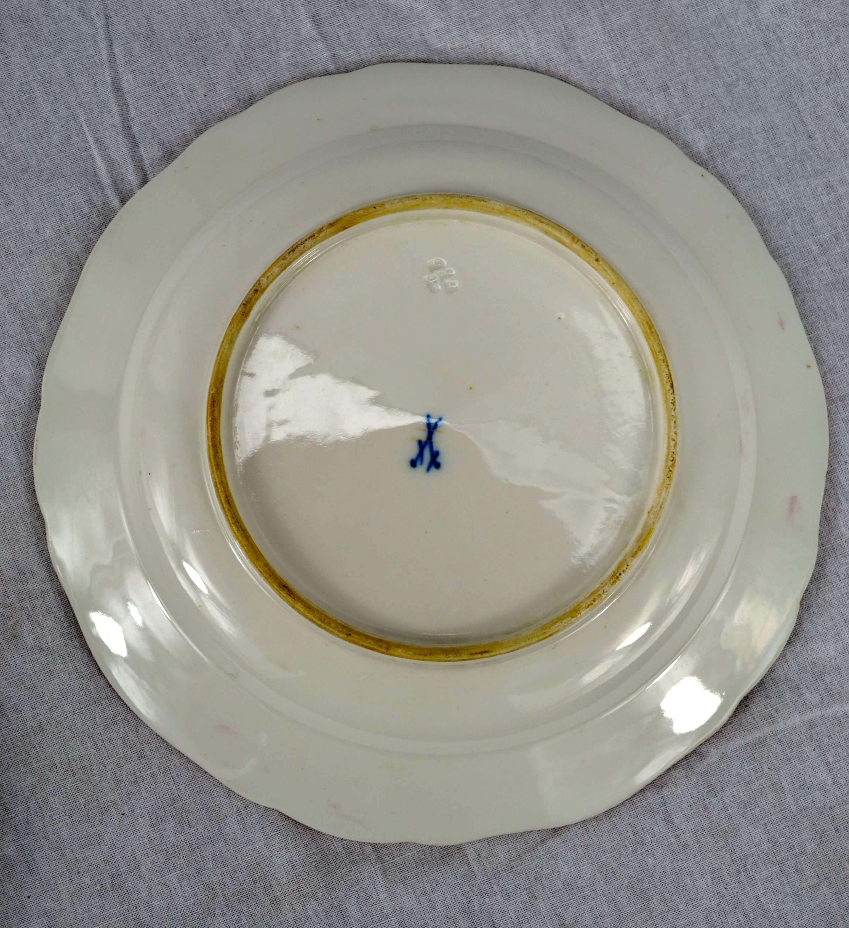 Meissen Plates, Set of Six For Sale at 1stDibs