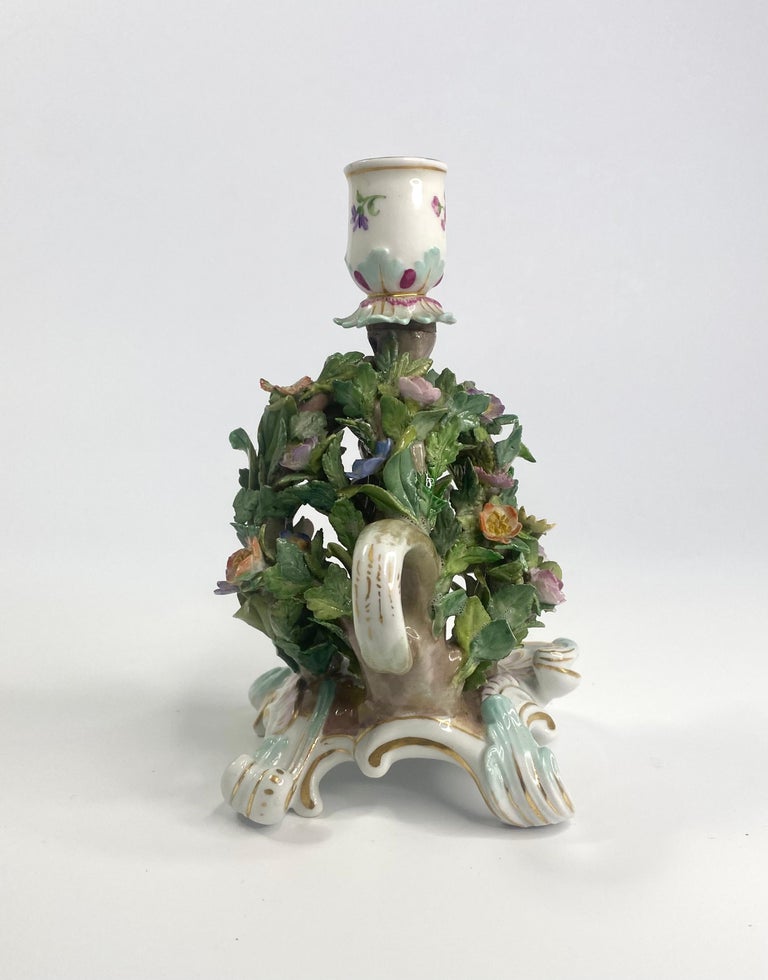 Meissen Porcelain Chamberstick, C. 1870 For Sale at 1stDibs