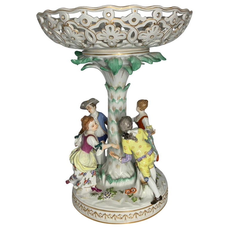Meissen Porcelain Compote Centerpiece at 1stDibs