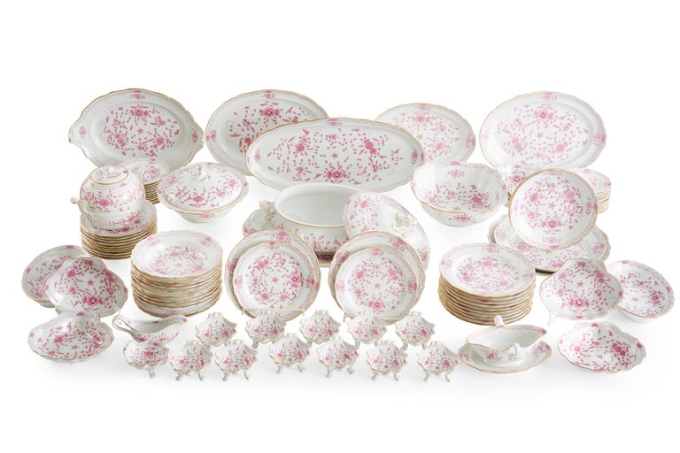 Meissen Porcelain Dinnerware Service for 12 People For Sale at 1stDibs ...