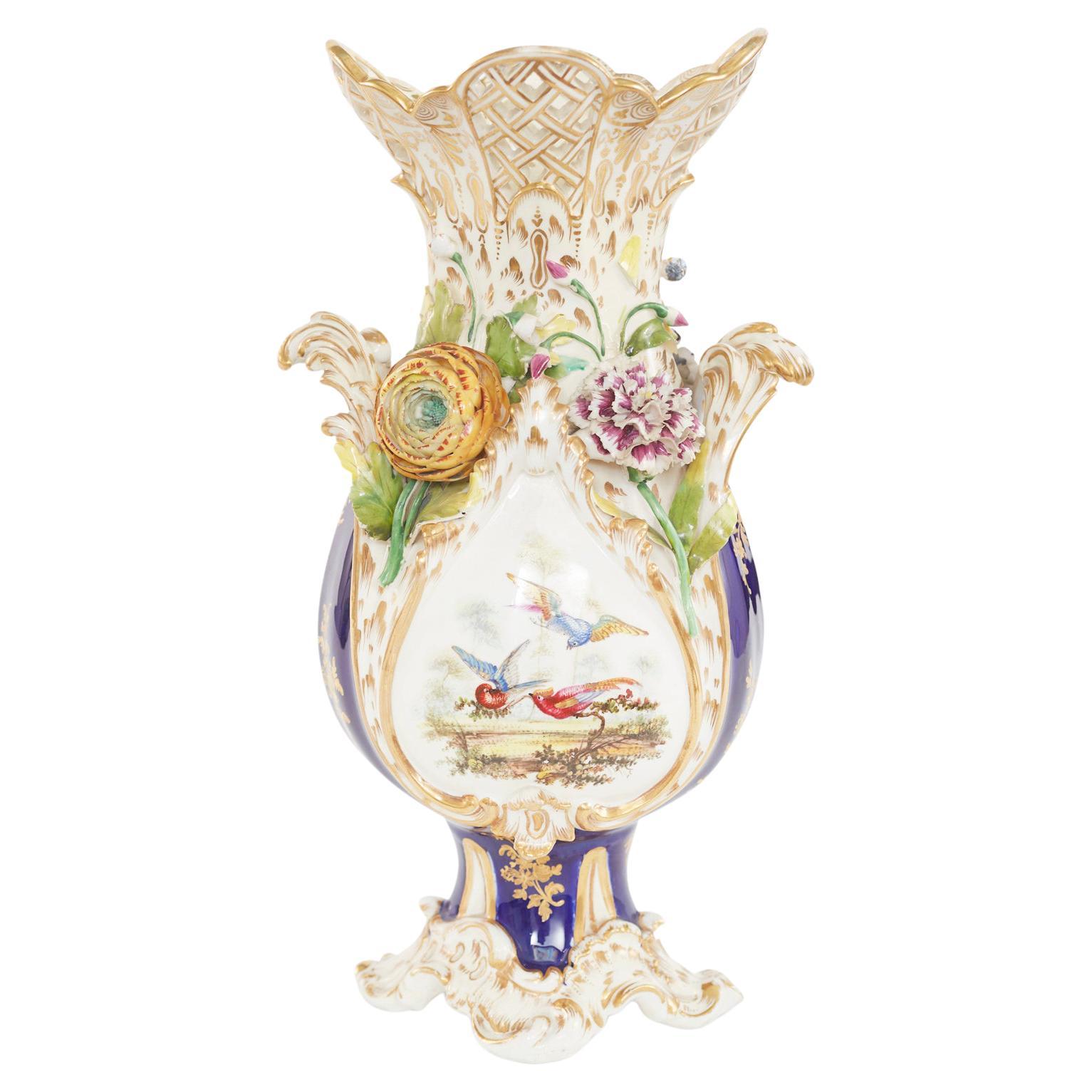 Large Imari Porcelain Flori-form Trumpet Decorative Floor Vase For Sale ...