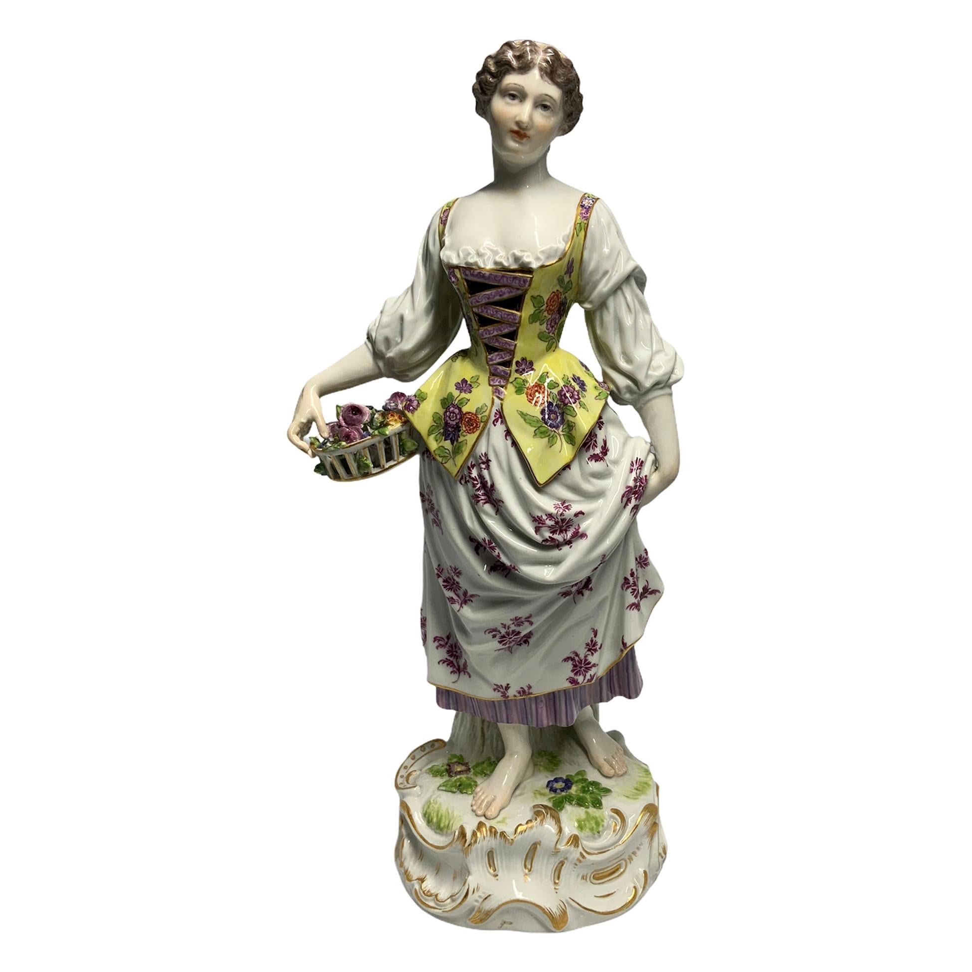 Alabaster Sculpture by Donatello Gabbrielli Shepherdess with Sheep ...