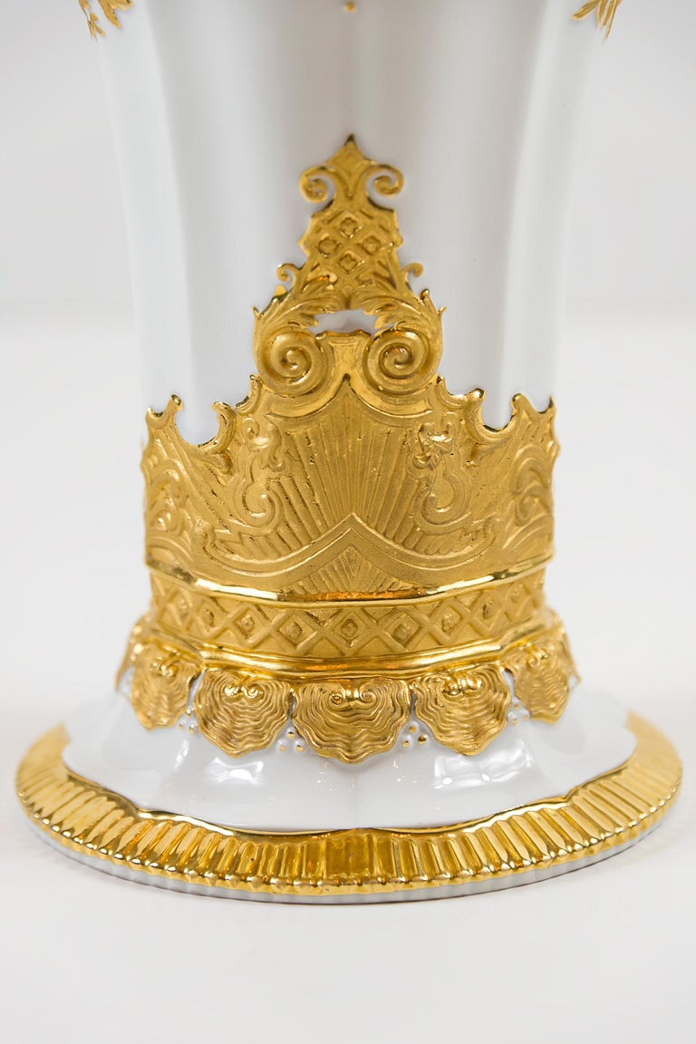 Meissen Porcelain Vase For Sale at 1stDibs