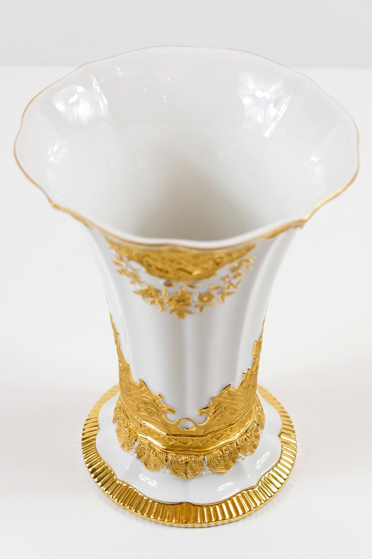 Meissen Porcelain Vase For Sale at 1stDibs