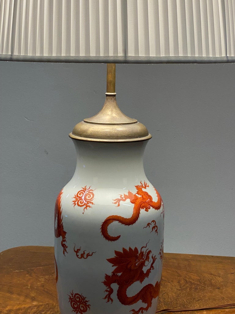 Meissen Table Lamp from the 1920s For Sale at 1stDibs