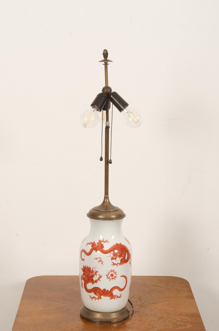 Meissen Table Lamp from the 1920s For Sale at 1stDibs