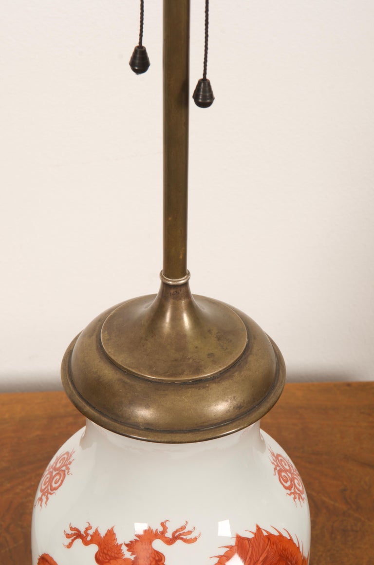 Meissen Table Lamp from the 1920s For Sale at 1stDibs
