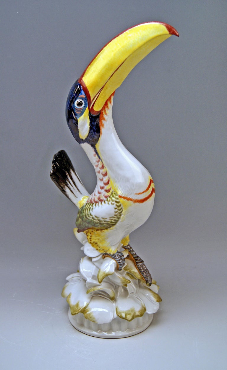 Meissen Tall Guianan Toucanet Art Deco Style 58 Cm Model 76025 Paul ...