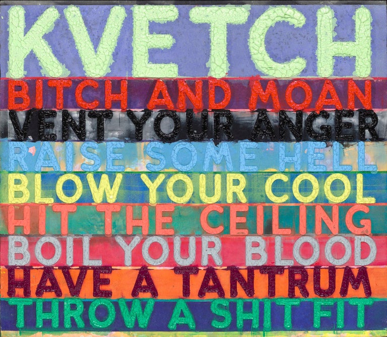 Mel Bochner - KVETCH For Sale at 1stDibs