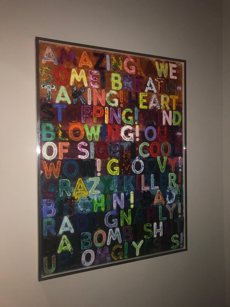 Mel Bochner - "Amazing" by text-based American conceptual artist Mel ...