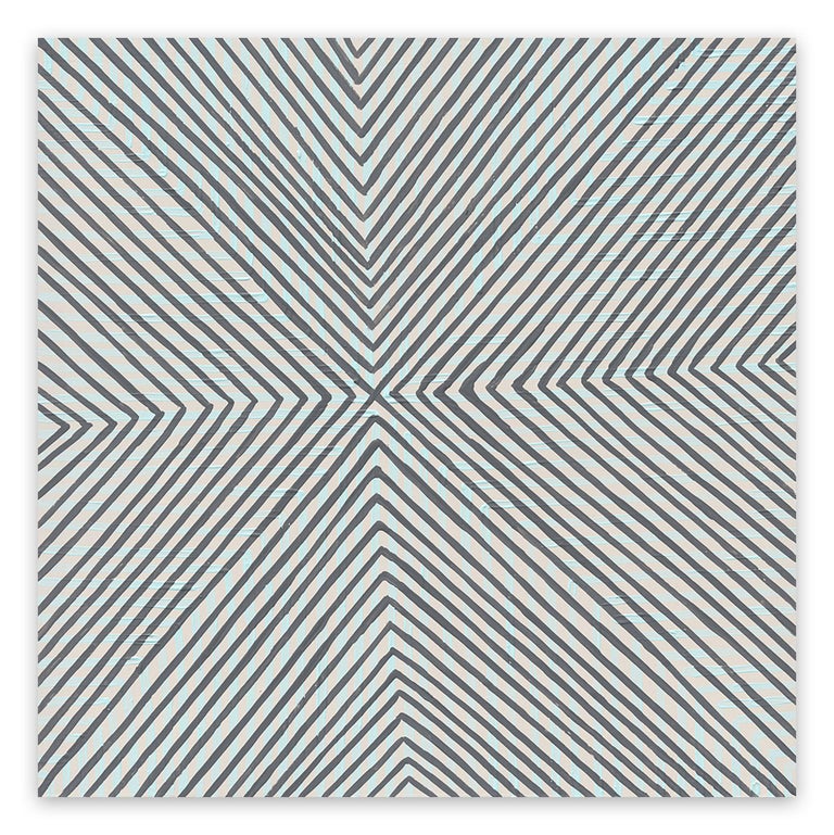 Mel Prest - Felt Gingham (Abstract painting) For Sale at 1stDibs