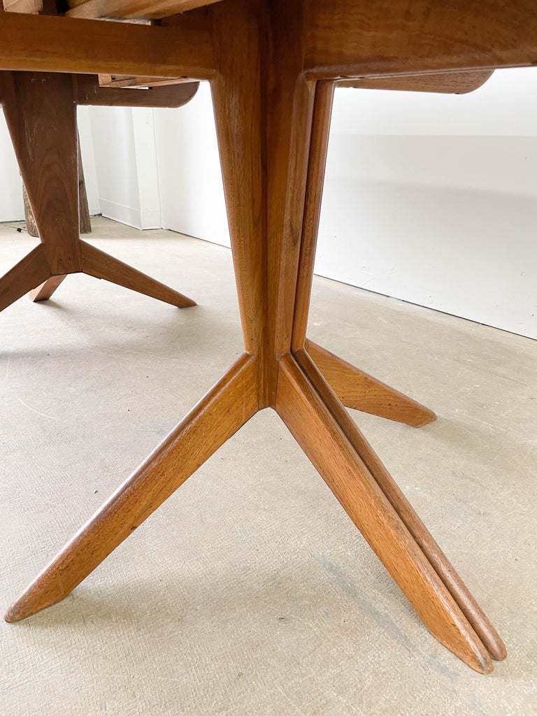 Mel Smiley Large Vintage Expanding Table For Sale at 1stDibs