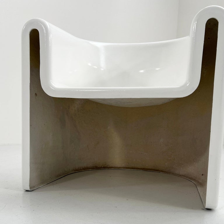Melaina Fiberglass Chair by Rodolfo Bonetto for Driade, 1980s at 1stDibs