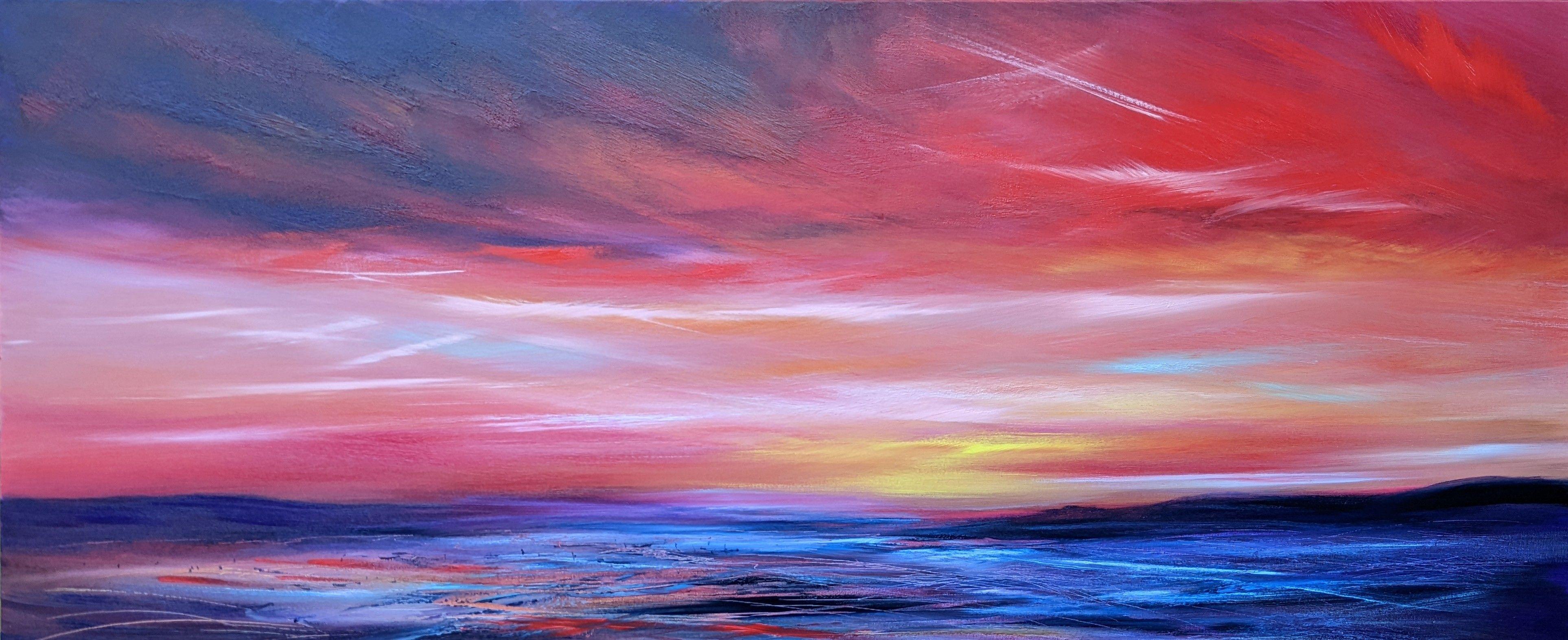 Melanie Graham - Morning Glow, Painting, Acrylic on Canvas For Sale at ...