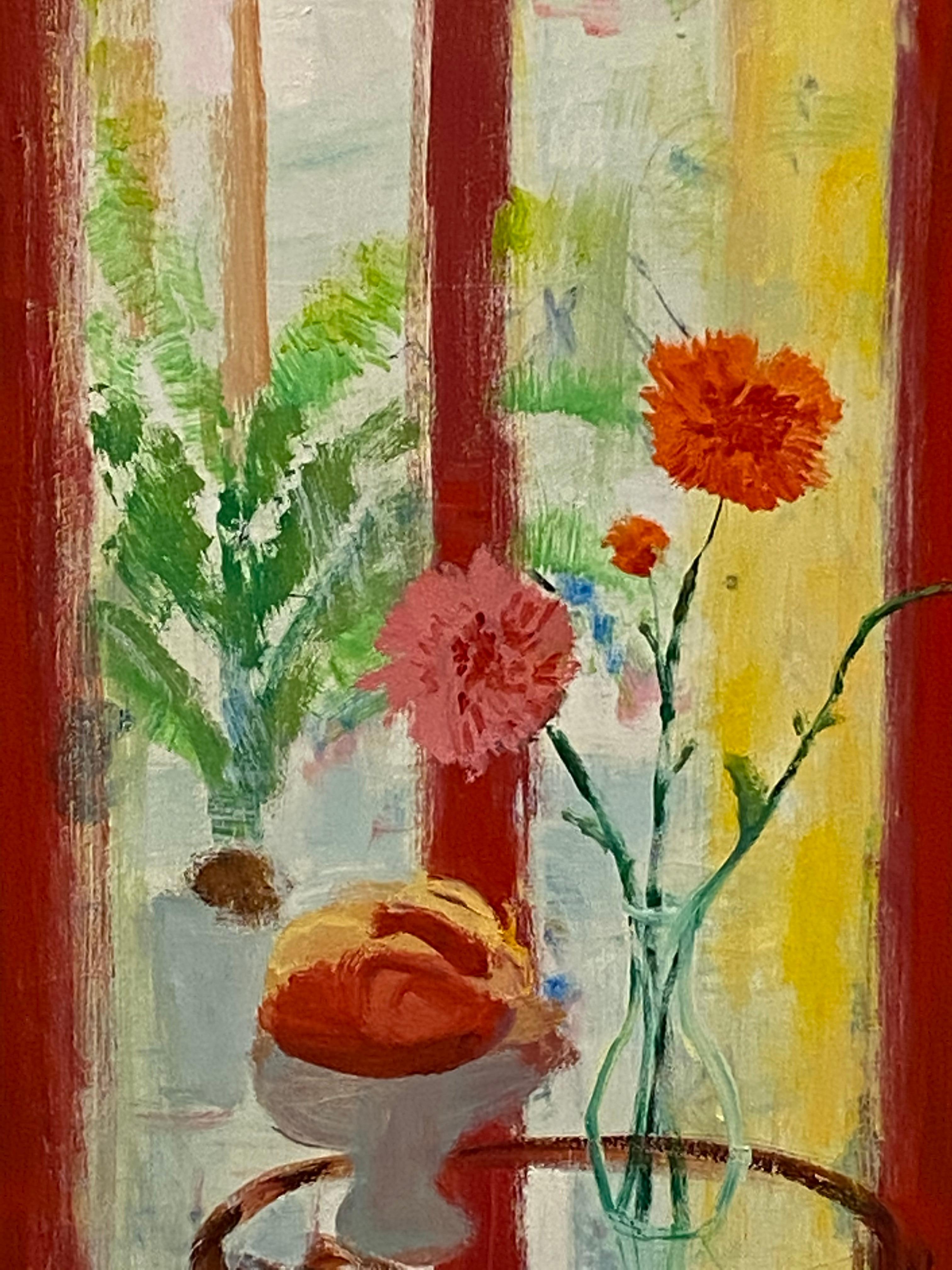 Melanie Parke - Arezzo Garden Square, Vertical Botanical Still Life ...