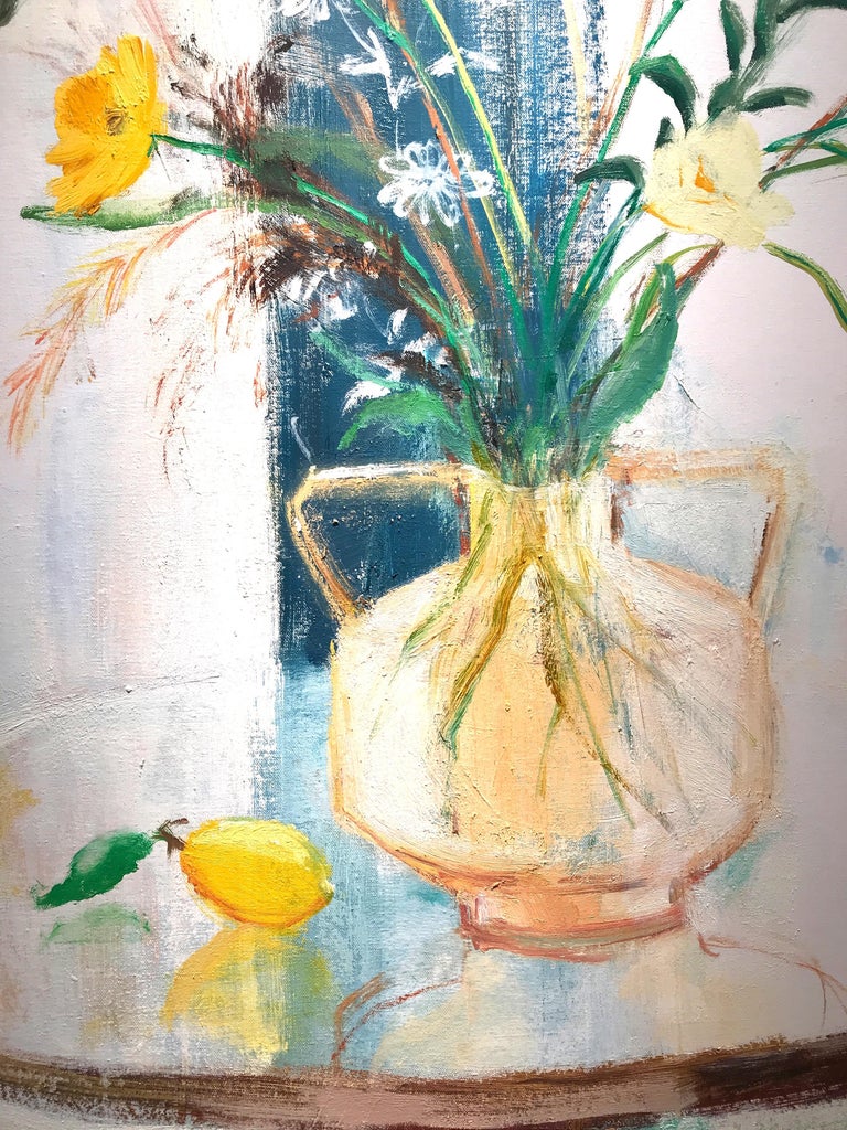 Melanie Parke - "Tulip Band" Matisse-like Still Life/Interior of Tulips ...