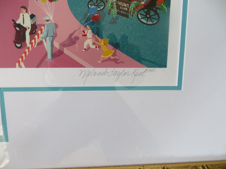Centenneal Rose Parade in Pasadena Lithograph by Melanie Taylor For ...