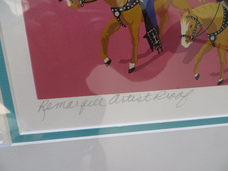 Centenneal Rose Parade in Pasadena Lithograph by Melanie Taylor For ...