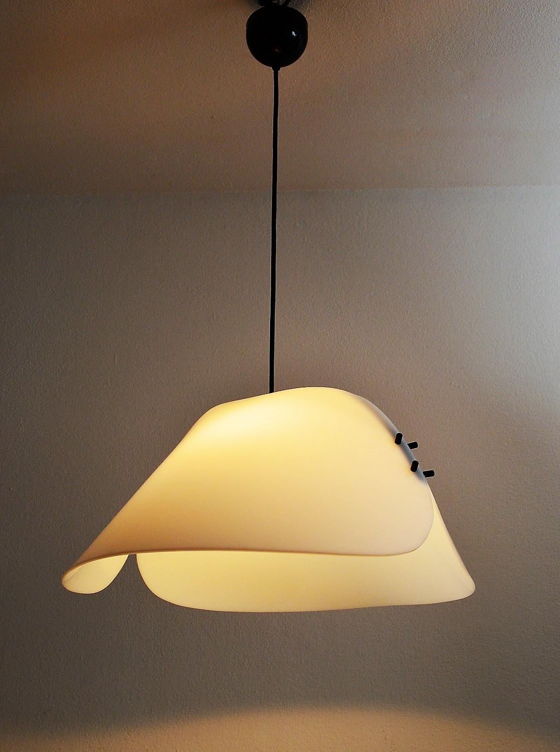 Melilla Pendant Lamp by Vico Magistretti in Plexiglass, Made in Italy ...