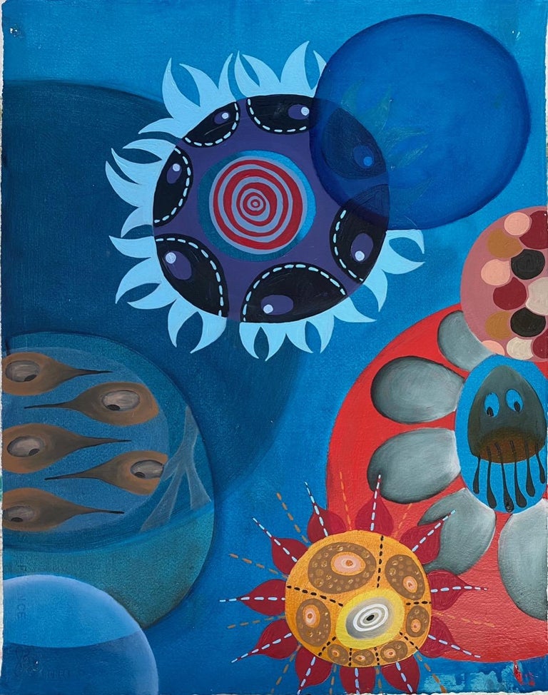 Melinda Hackett - Reef Painting #4 For Sale at 1stDibs