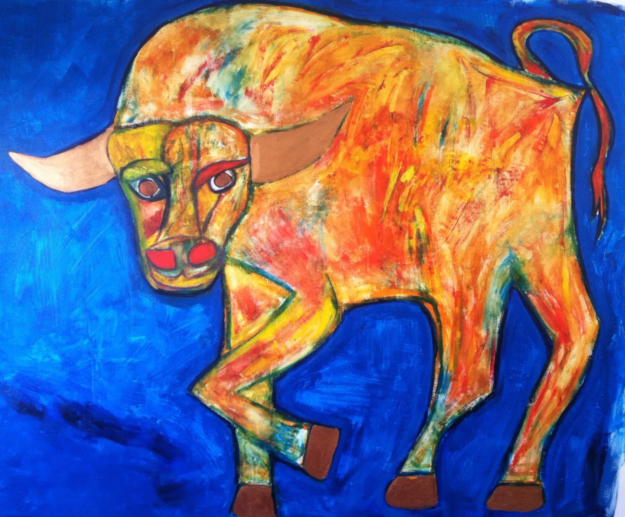 Melinda McLeod - "Romeo the Bull" at 1stDibs
