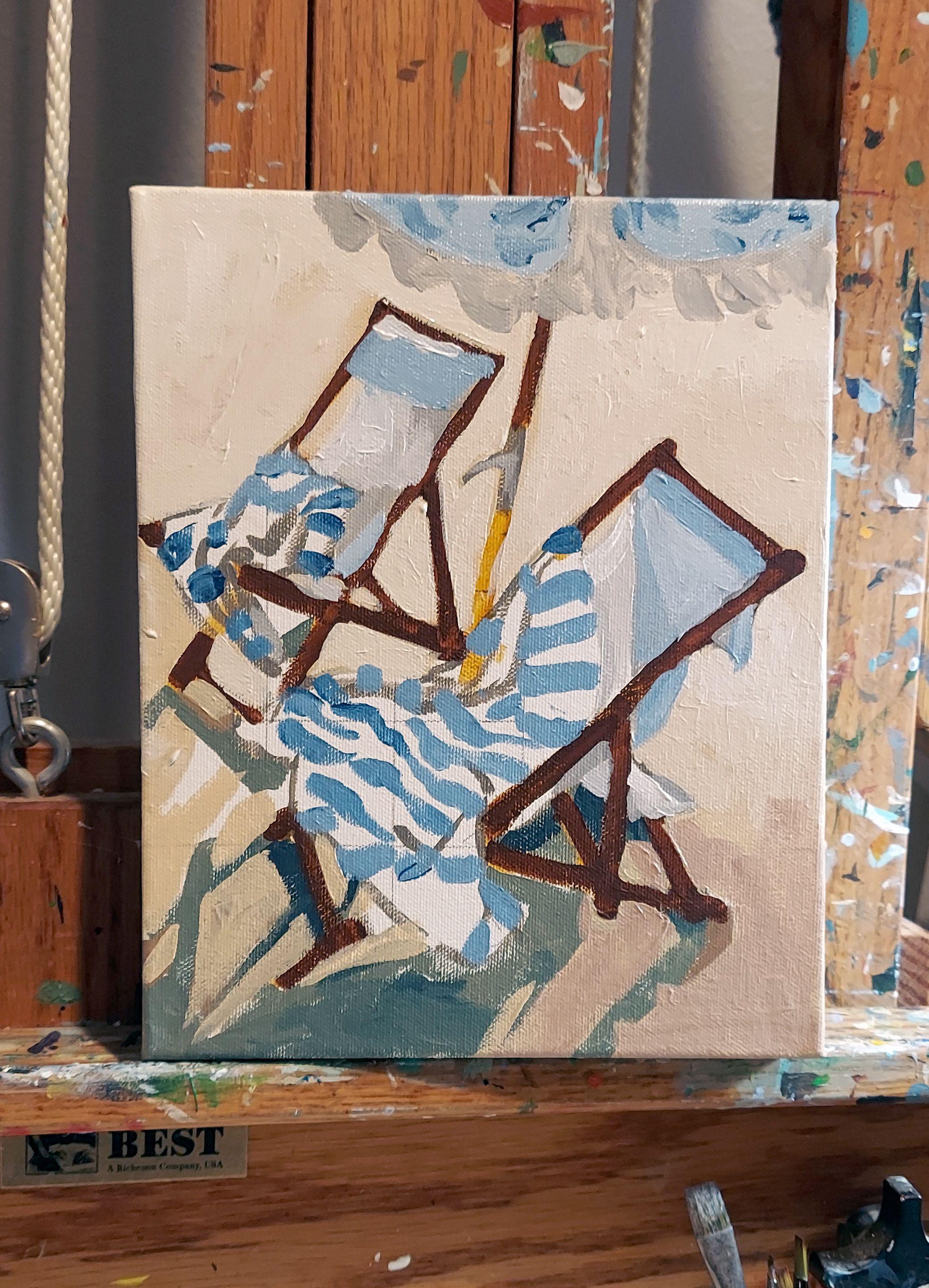 Melinda Patrick - Shadow Maze, Painting, Acrylic on Canvas For Sale at ...