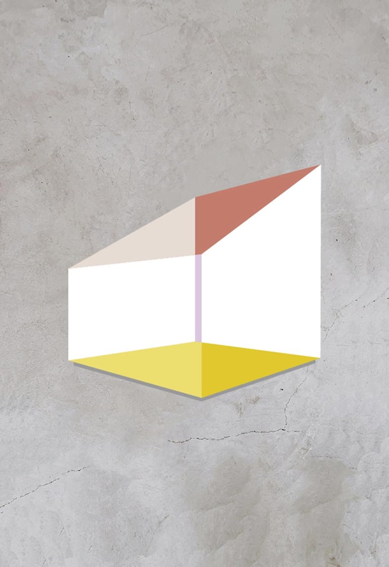 Melissa Dupont - Prism 13 Melissa Dupont Geometric Yellow Watercolor ...
