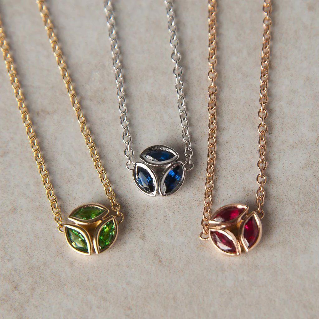Melissa Kaye Ruby Hazel Necklace For Sale at 1stDibs