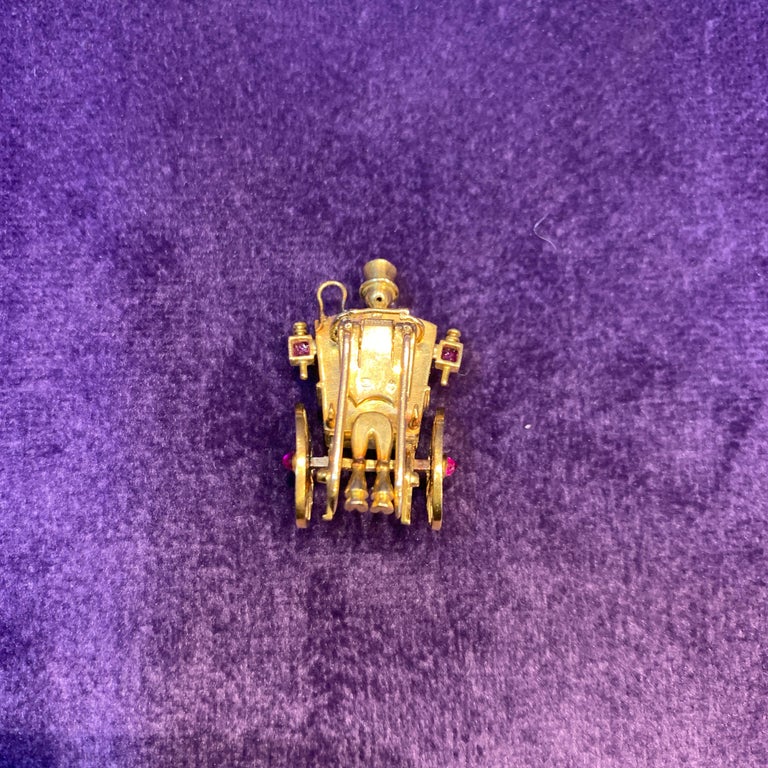 Mellerio Carriage Brooch For Sale at 1stDibs