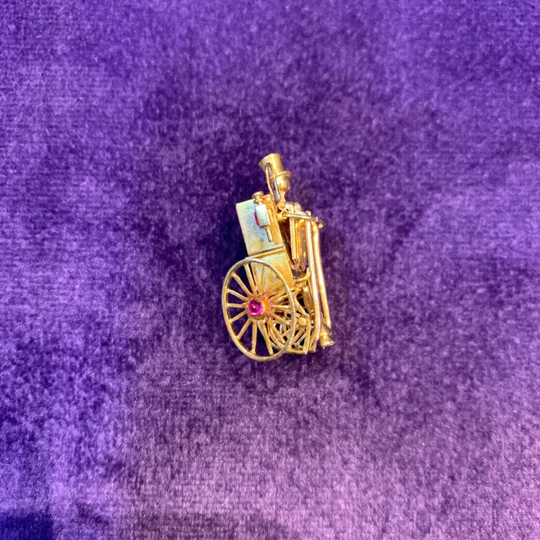 Mellerio Carriage Brooch For Sale at 1stDibs