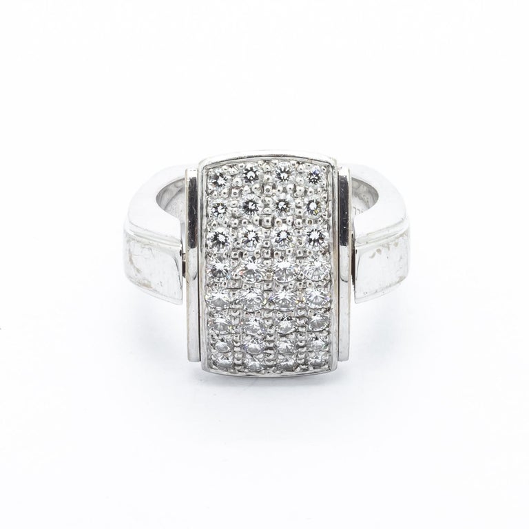 Mellerio Diamond Reversible Ring, circa 1950 at 1stDibs