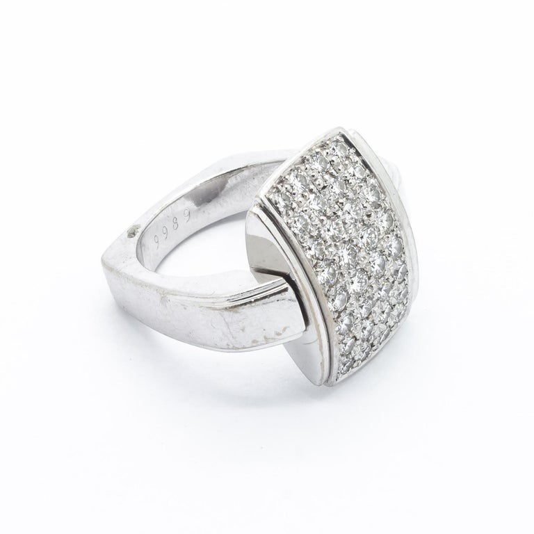 Mellerio Diamond Reversible Ring, circa 1950 at 1stDibs