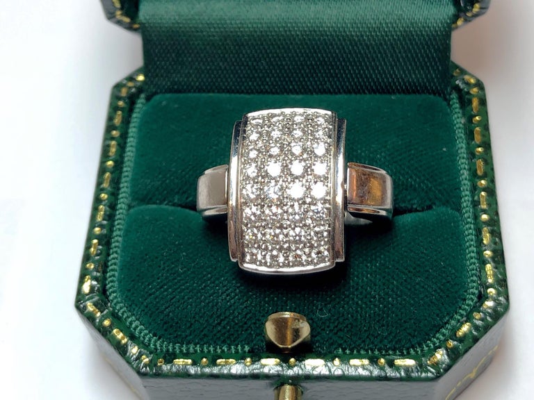 Mellerio Diamond Reversible Ring, circa 1950 at 1stDibs
