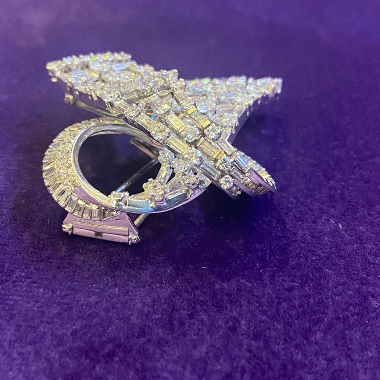 Mellerio Paris Double Clip Bow Brooch For Sale at 1stDibs