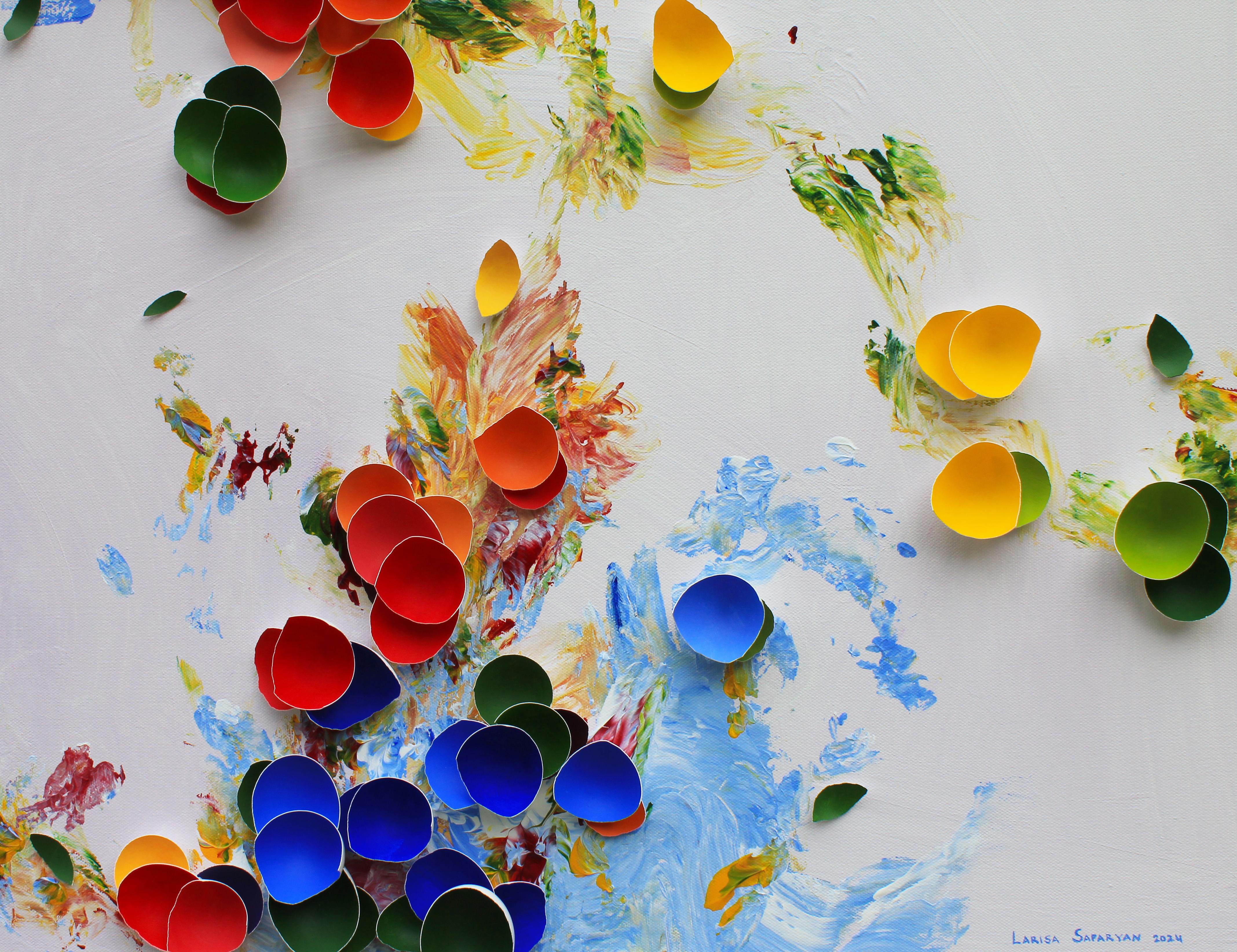 Melodies in Flight by Larisa Safaryan Acrylic paint and eggshells on ...