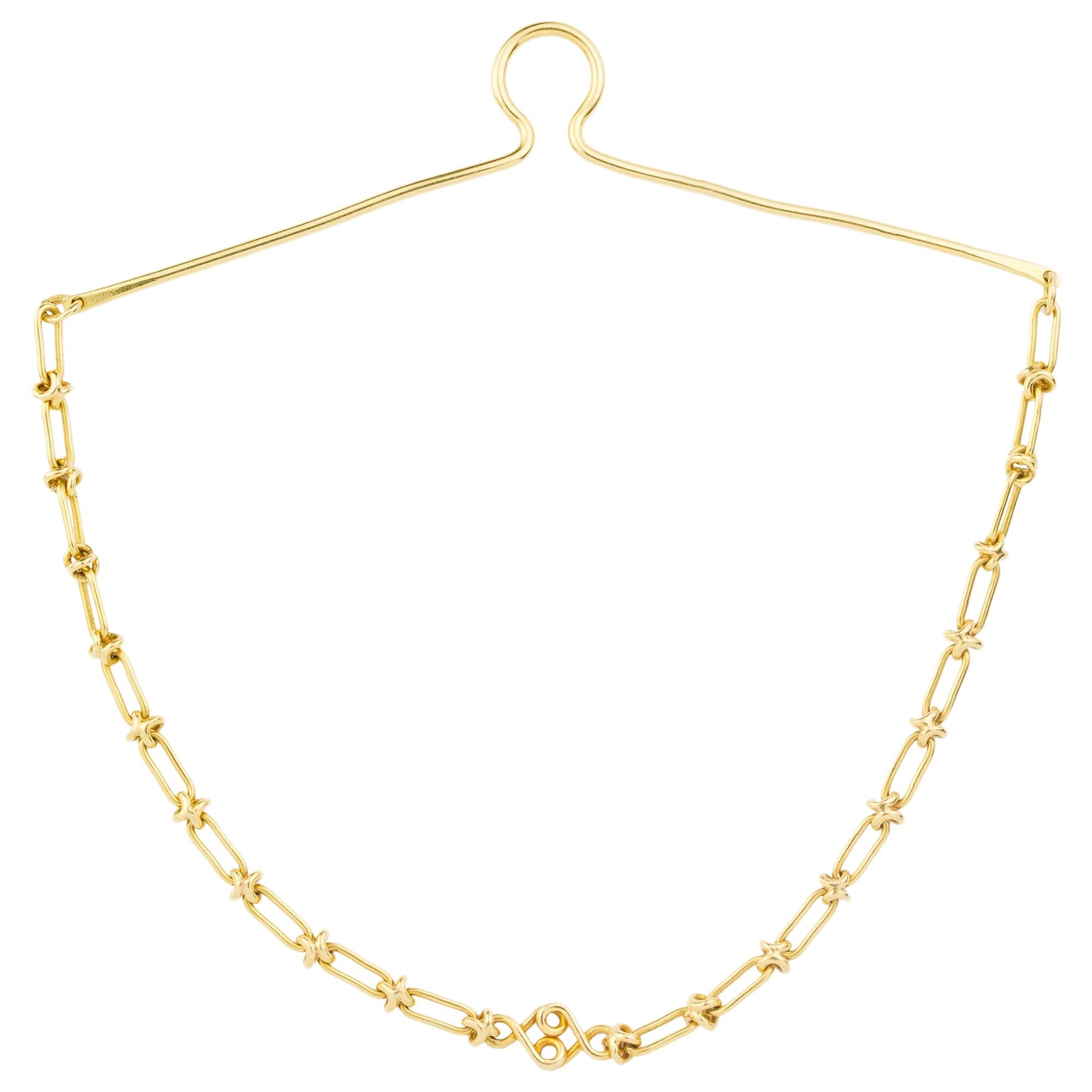 Melody Link Tie Chain, by Lucie Heskett-Brem For Sale at 1stDibs