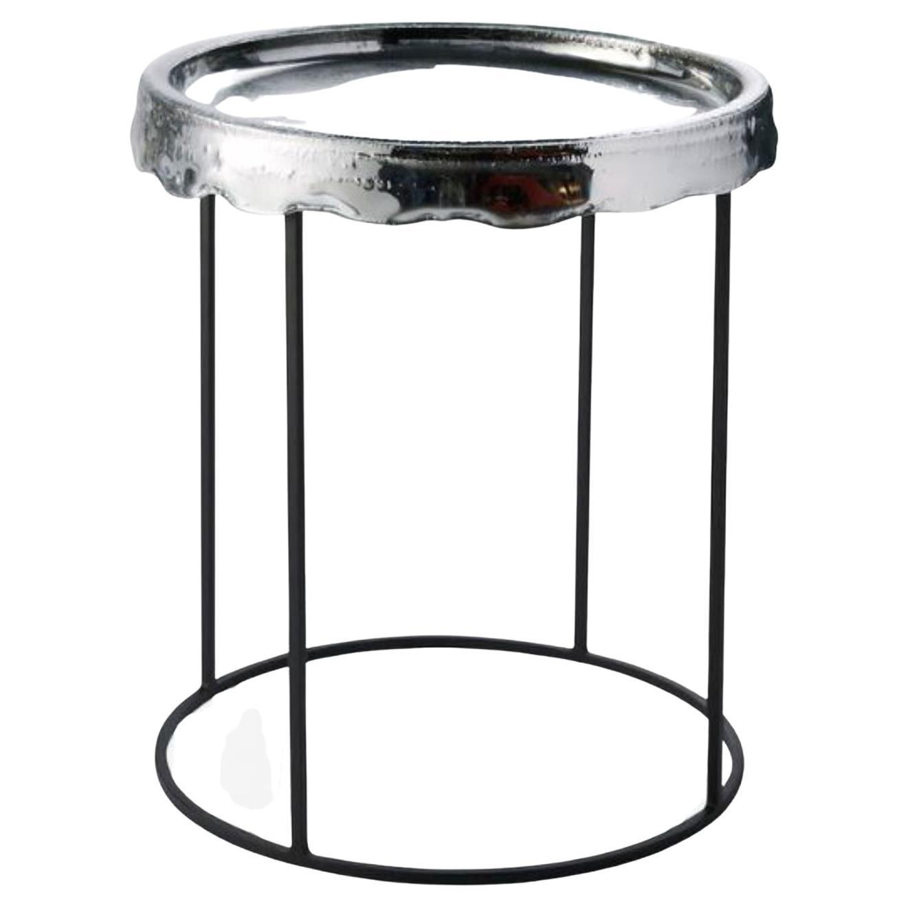 Pewter Coffee Table by Gentner Design For Sale at 1stDibs