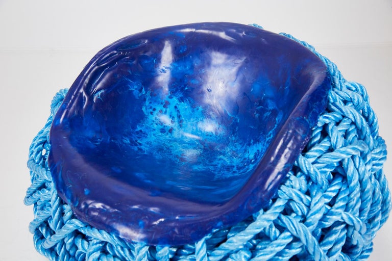 Meltdown Chair PP Rope Blue Chair by Tom Price, 2017 For Sale at 1stDibs