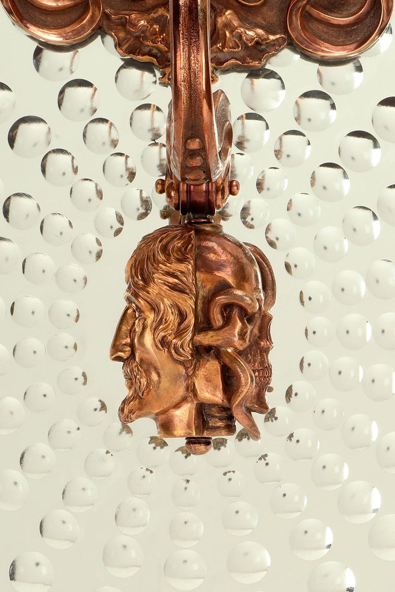 Memento mori mirror, Belgium 1898. at 1stDibs