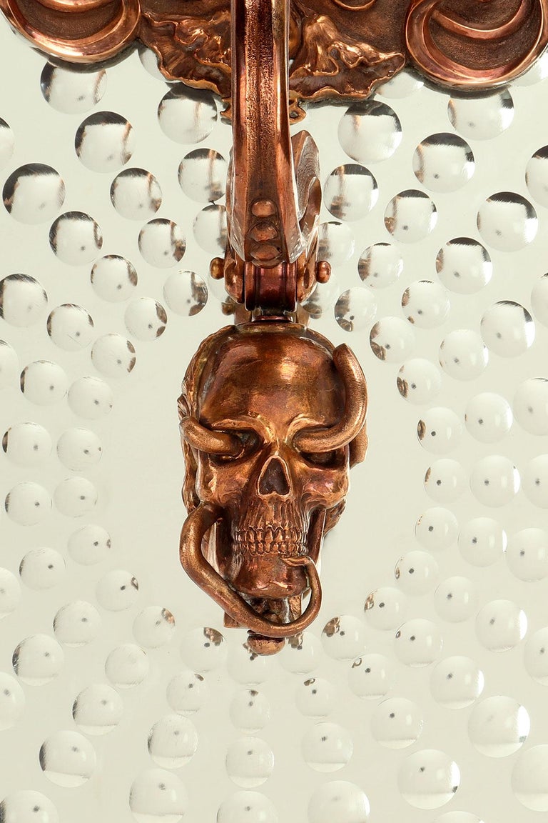 Memento mori mirror, Belgium 1898. at 1stDibs