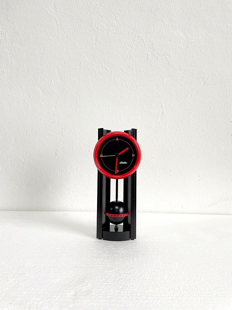 Memphis Design Postmodern Table Clock by Haller, Germany, 1980's For ...